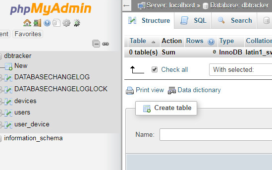 Mysql Database Creation · Issue 277 · Traccar Traccar Client Android · Github