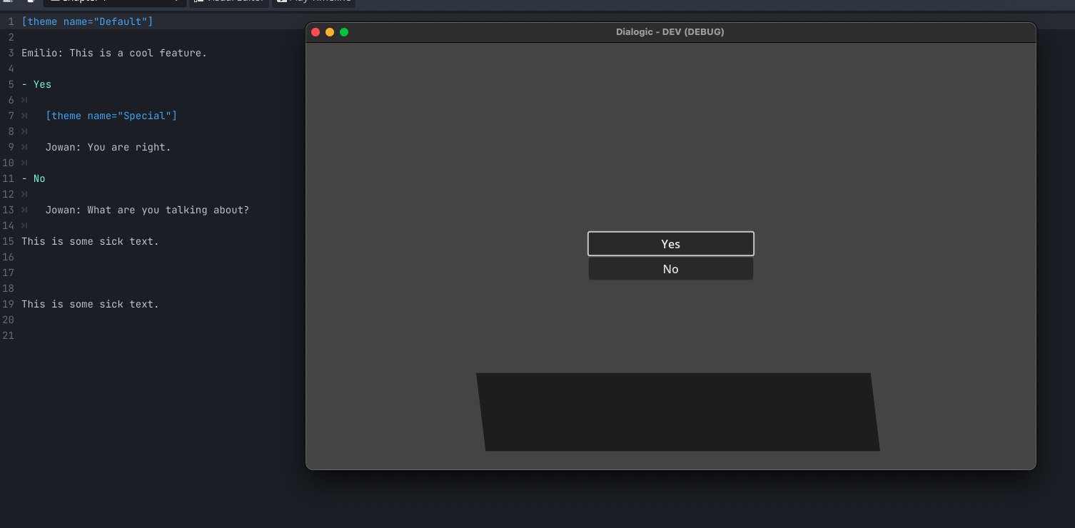 Theme event fails if it is the first one in a timeline · Issue #1098 · dialogic-godot/dialogic ...