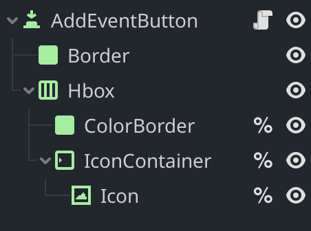 Avoid colored borders from bending alongside the curve of the corner · Issue #5325 · godotengine ...