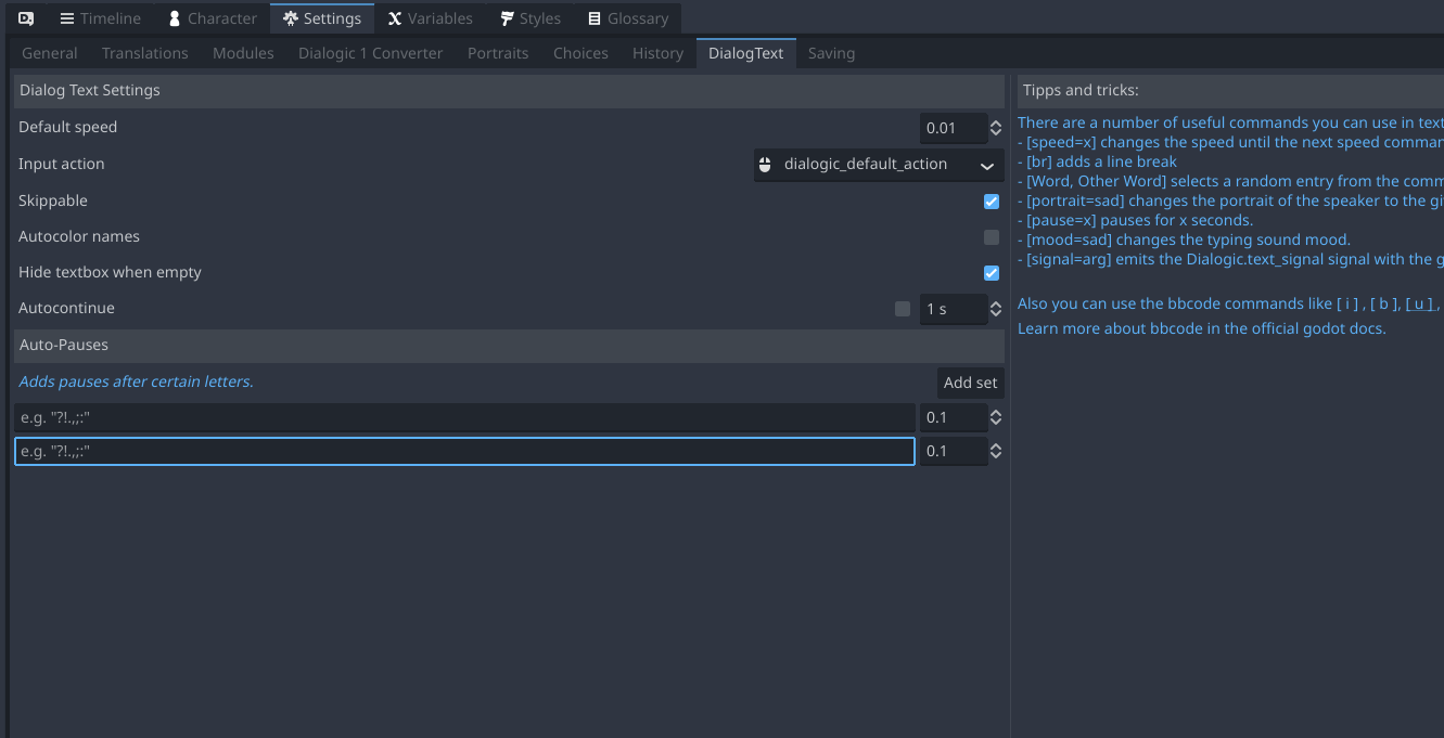 There Is No Way To Remove Auto Pauses · Issue 1552 · Dialogic Godotdialogic · Github 0139