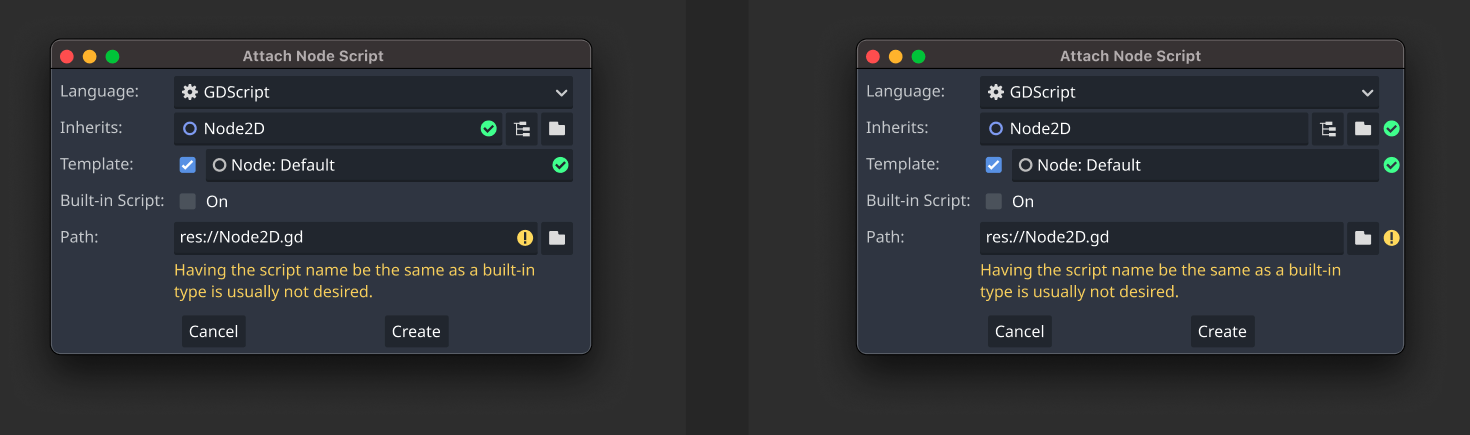 Improve dialog input validation · godotengine godot-proposals · Discussion #7479 · GitHub