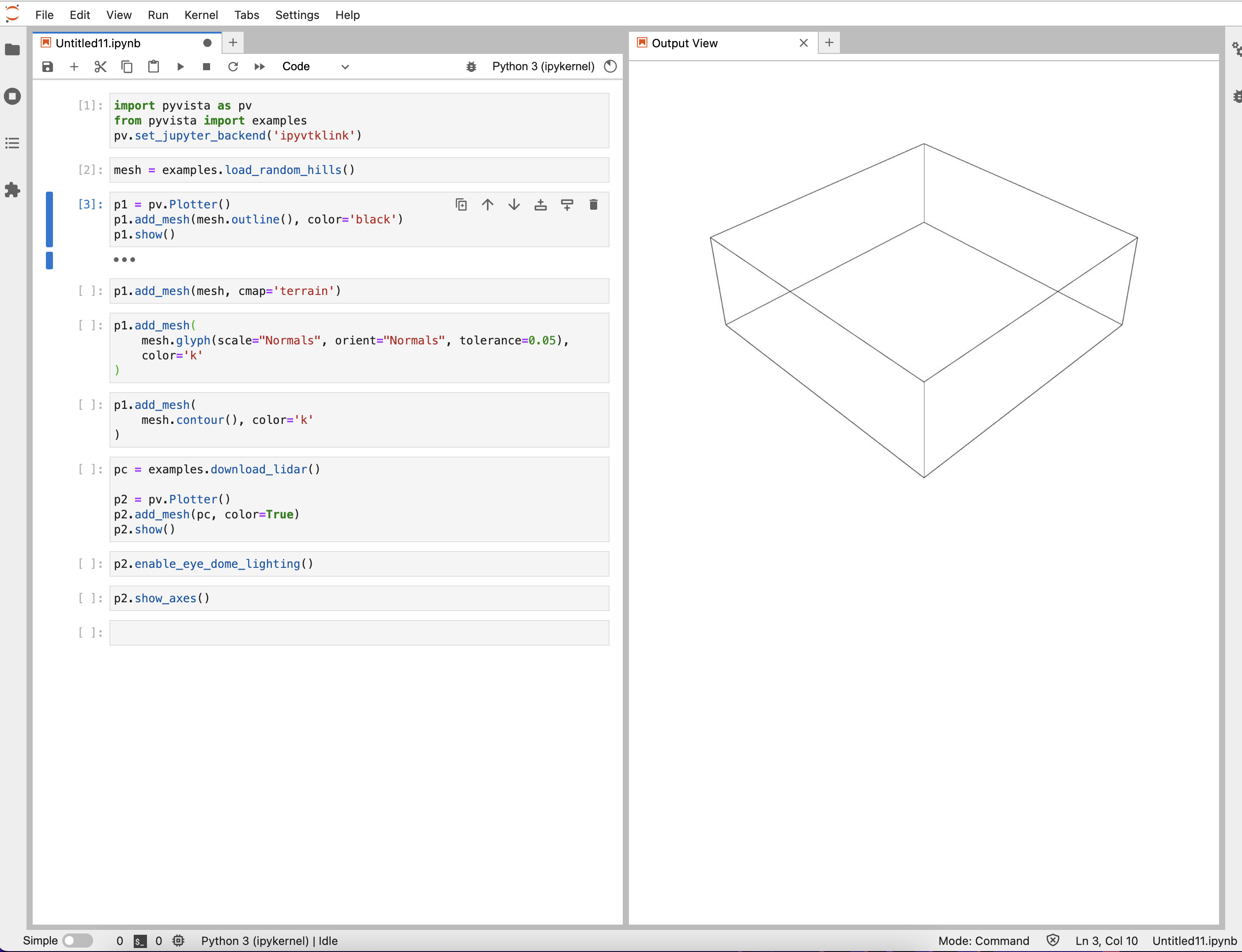 Updating a Plotter in a dedicated view in Jupyter Lab · pyvista pyvista ...