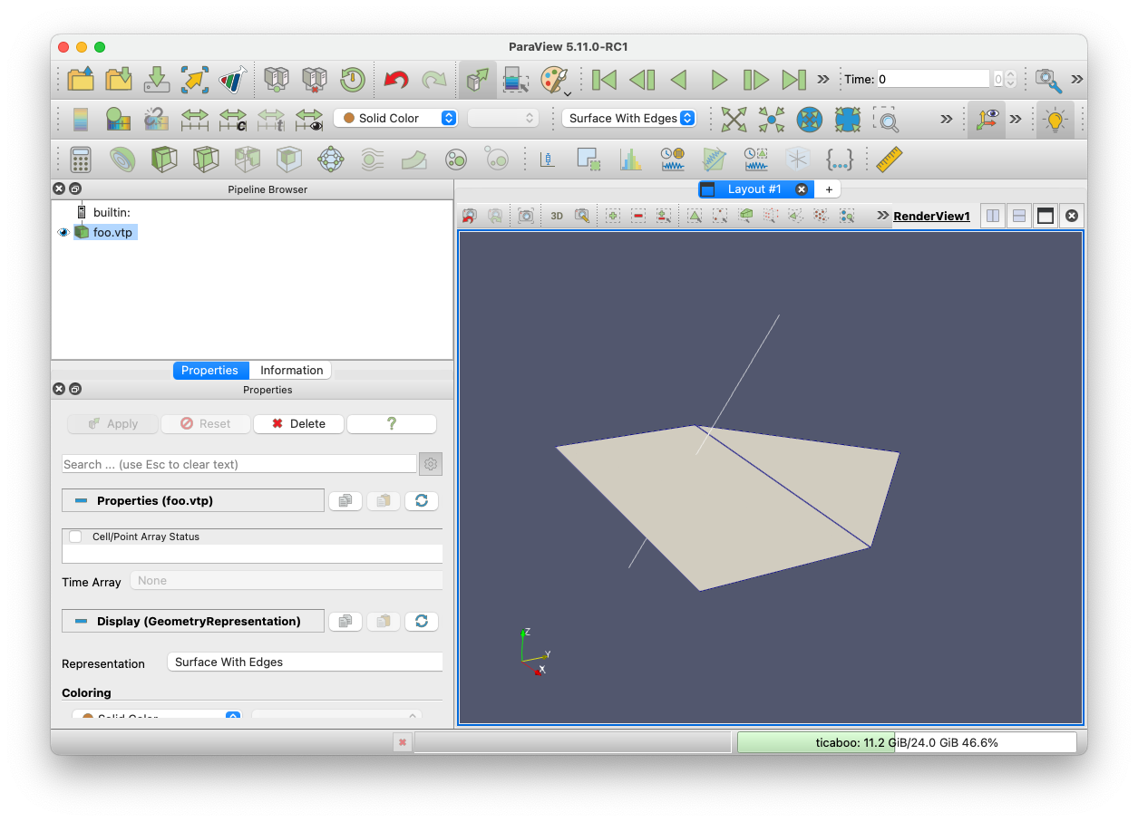 unexpected output when plotting meshes consisting of lines and faces ...