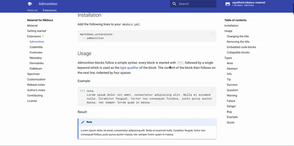 Add support for fixed tabs · Issue #233 · squidfunk/mkdocs-material · GitHub