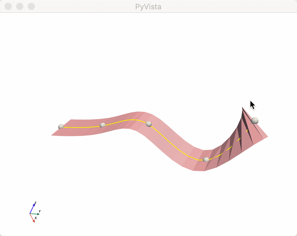 Extrude a polyline to a surface · Issue #92 · pyvista/pyvista-support ...