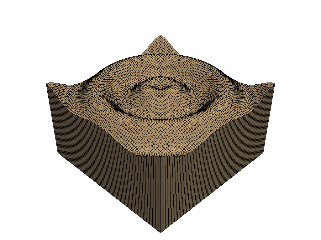 How to extend volume of a 3D scanned surface to a certain thickness ...