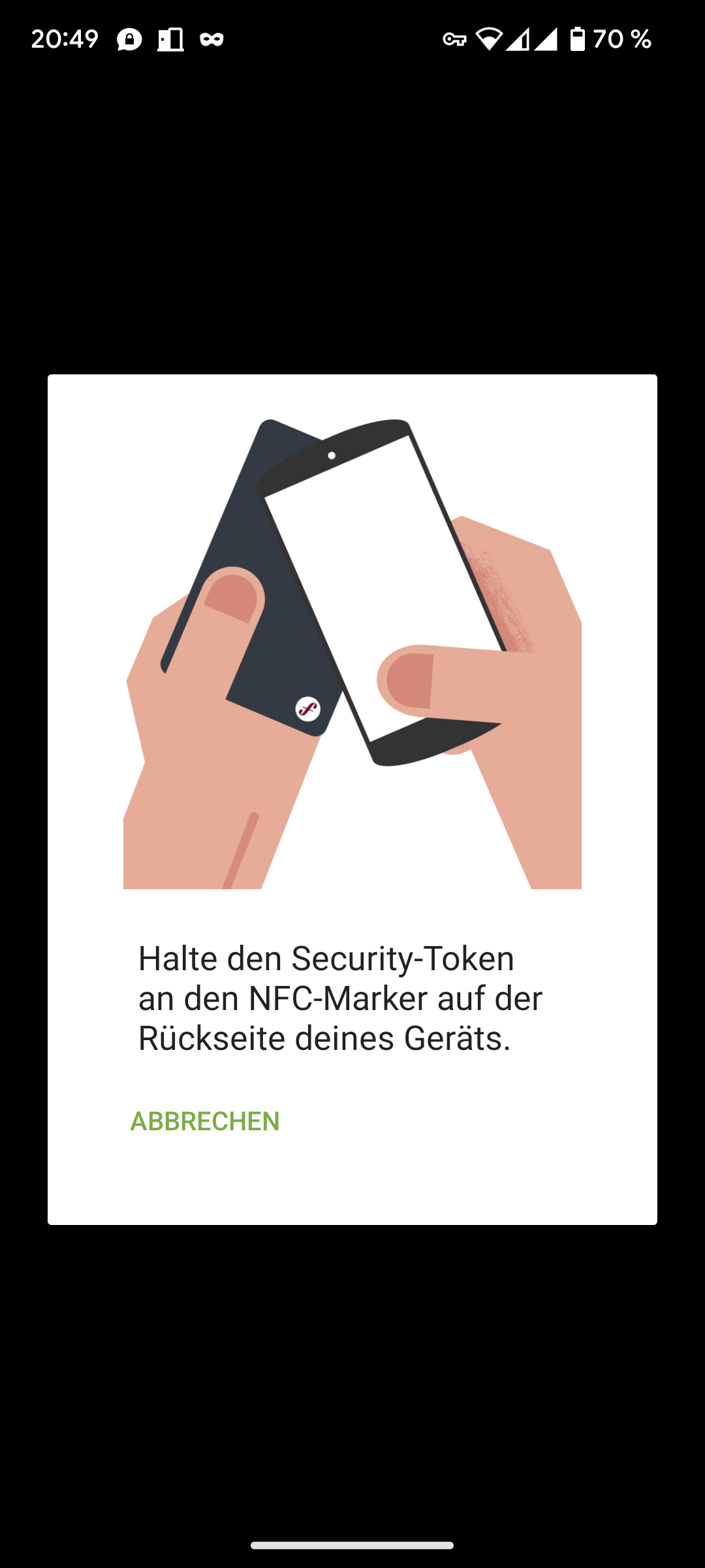 NFC token instruction text not visible in dark mode · Issue #2809 · open-keychain/open-keychain ...