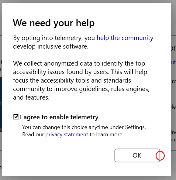 Button's outline has insufficient contrast against its adjacent ...