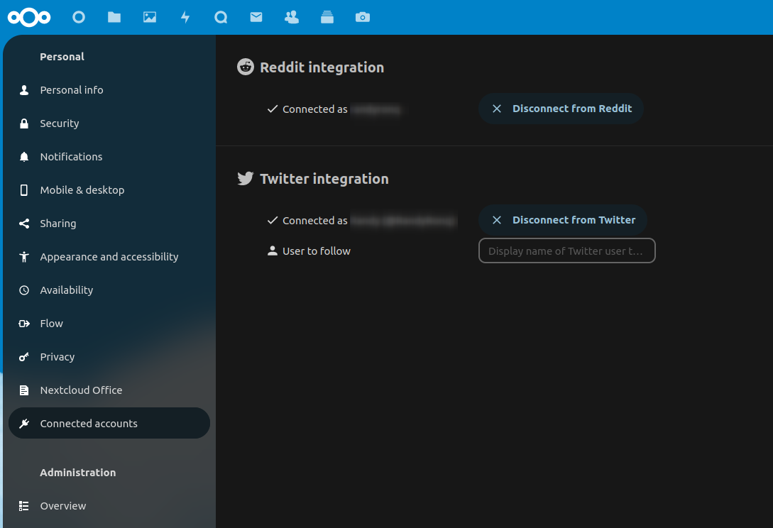 Failed to get Twitter home timeline · Issue #54 · nextcloud/integration_twitter · GitHub