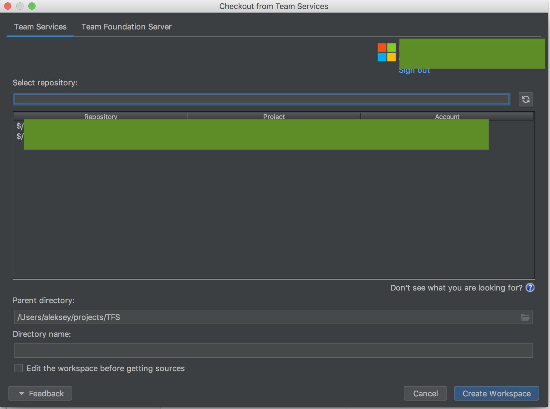 Unable To Log In To Team Services · Issue 98 · Microsoftazure Devops Intellij · Github 6706