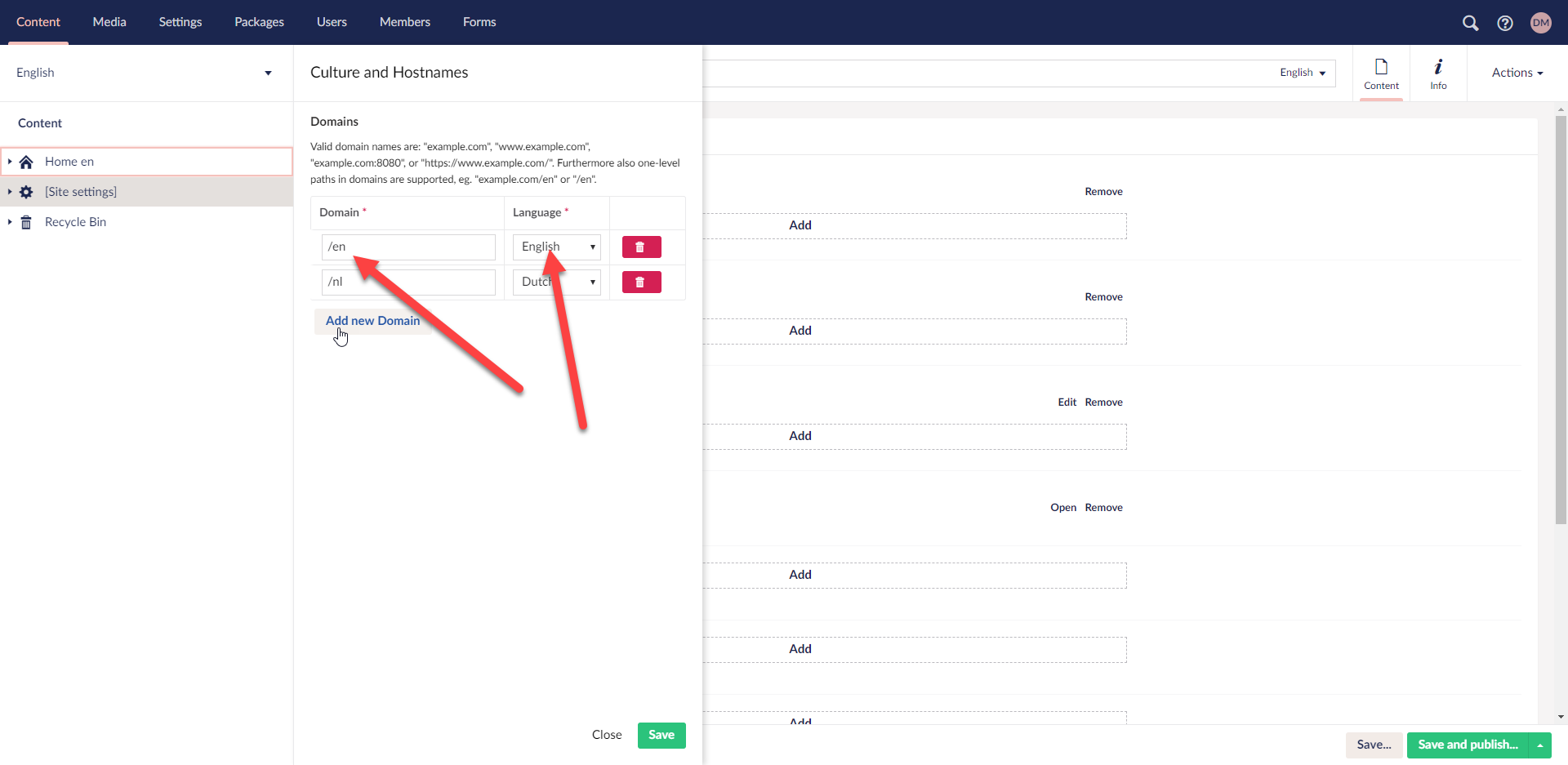 v8 - Multinode Treepicker does not show language specific url · Issue #6100 · umbraco/Umbraco ...