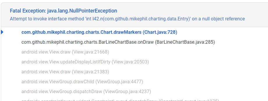 Attempt To Invoke Interface Method Comgithubmikephilchartingdata 3642