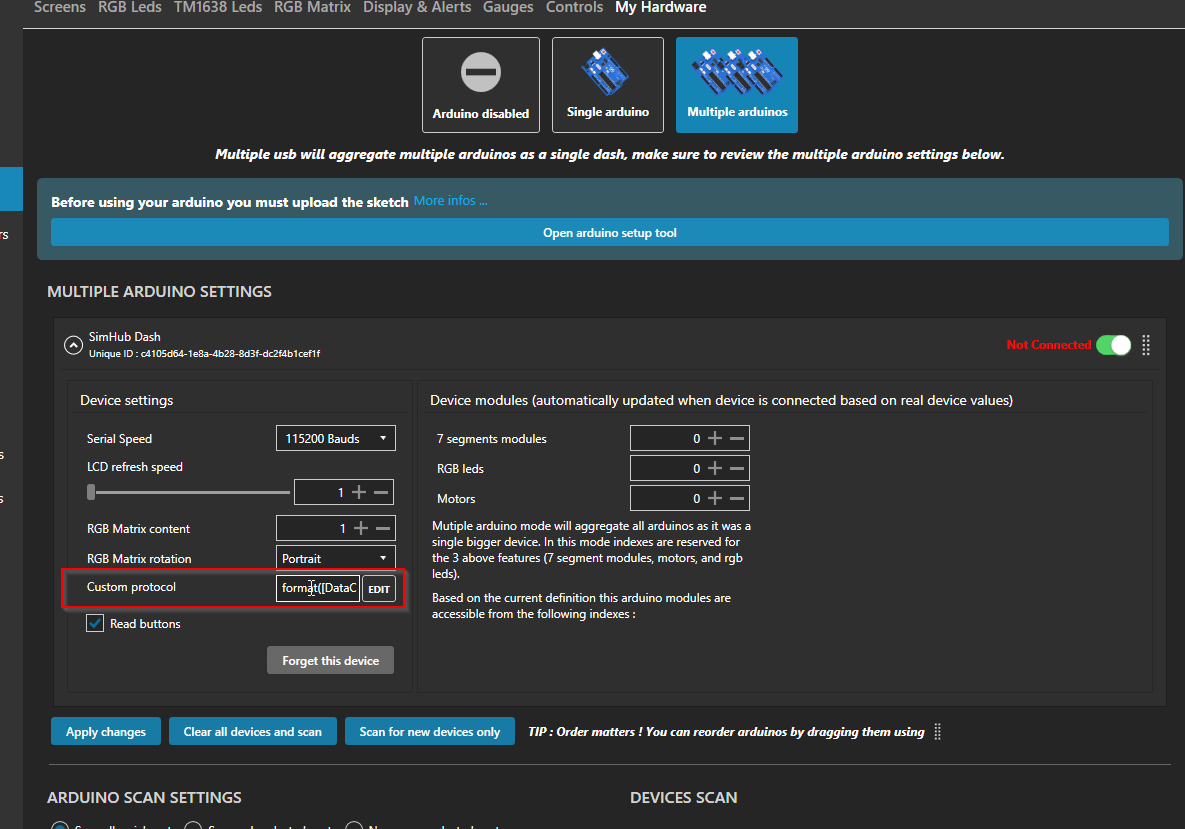 `SHCustomProtocol::read()` message not displaying · Issue #1178 · SHWotever/SimHub · GitHub