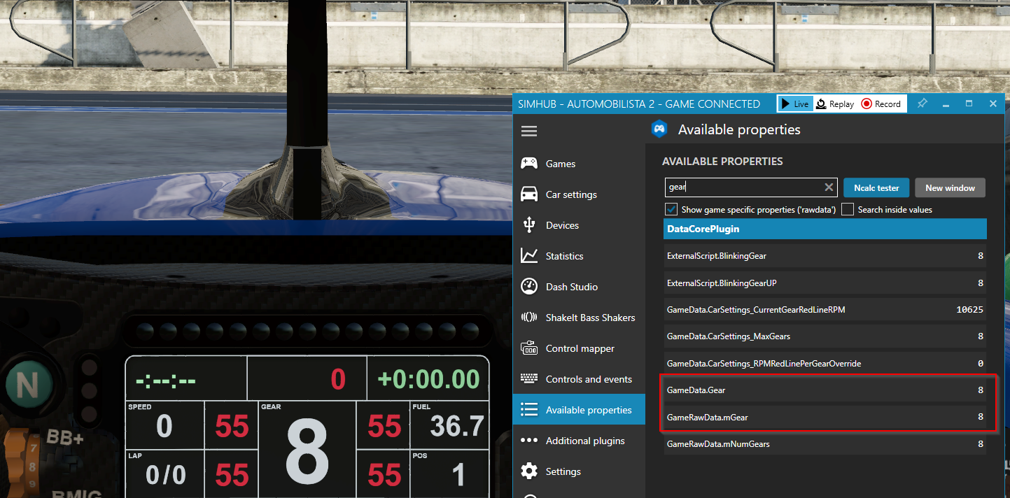 Wheres 8th Gear · Issue #1235 · SHWotever/SimHub · GitHub