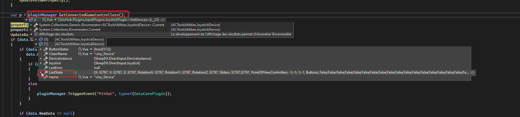 Problems getting property with PluginManager.GetPropertyValue() · Issue #1197 · SHWotever/SimHub ...