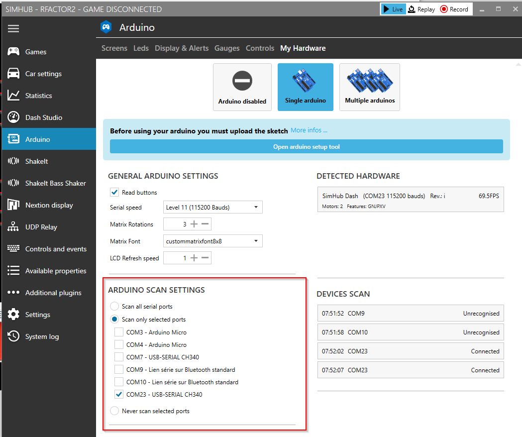 Arduino not found in SimHub · Issue #524 · SHWotever/SimHub · GitHub