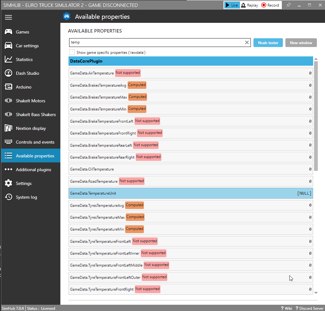 Configure Appearance OLED Display · Issue #571 · SHWotever/SimHub · GitHub