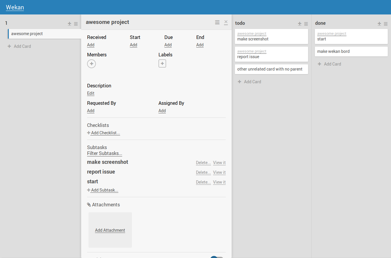 Feature Request: Filter Subtasks by Parent · Issue #1871 · wekan/wekan · GitHub