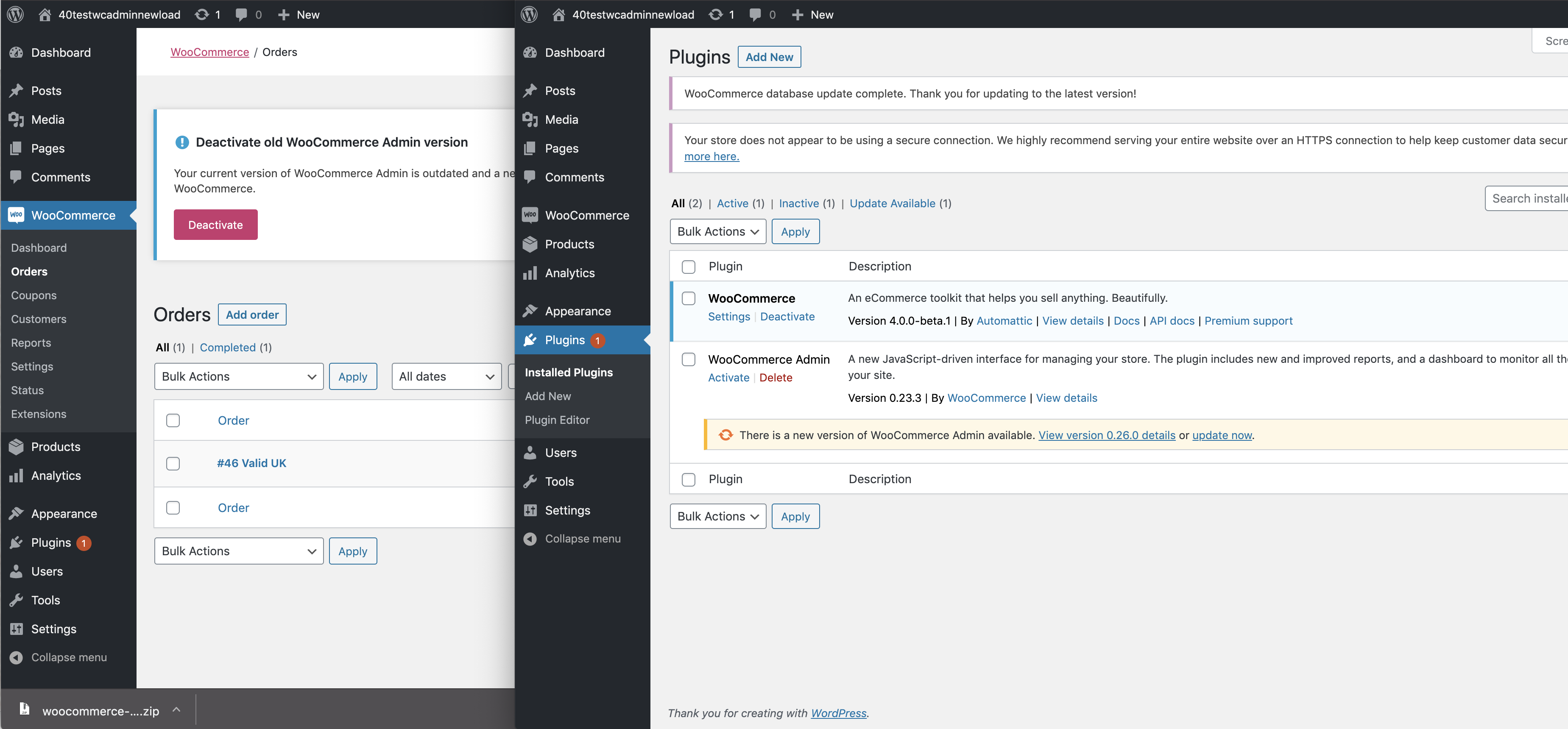 [4 0 Pre Rc] · Issue 3769 · Woocommerce Woocommerce Admin · Github