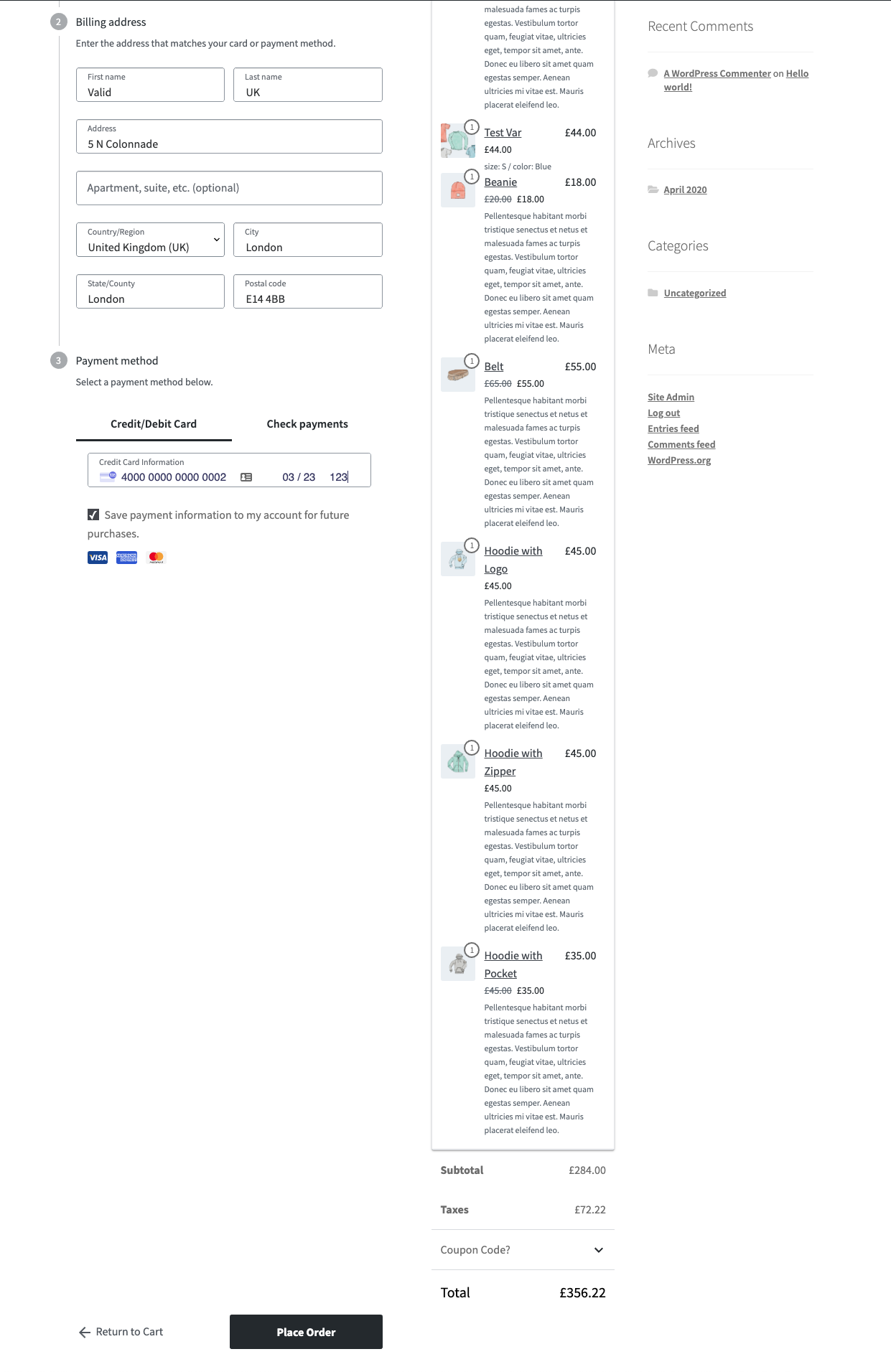 Button Placement Inconsistent Between Cart And Checkout · Issue 2321 · Woocommercewoocommerce