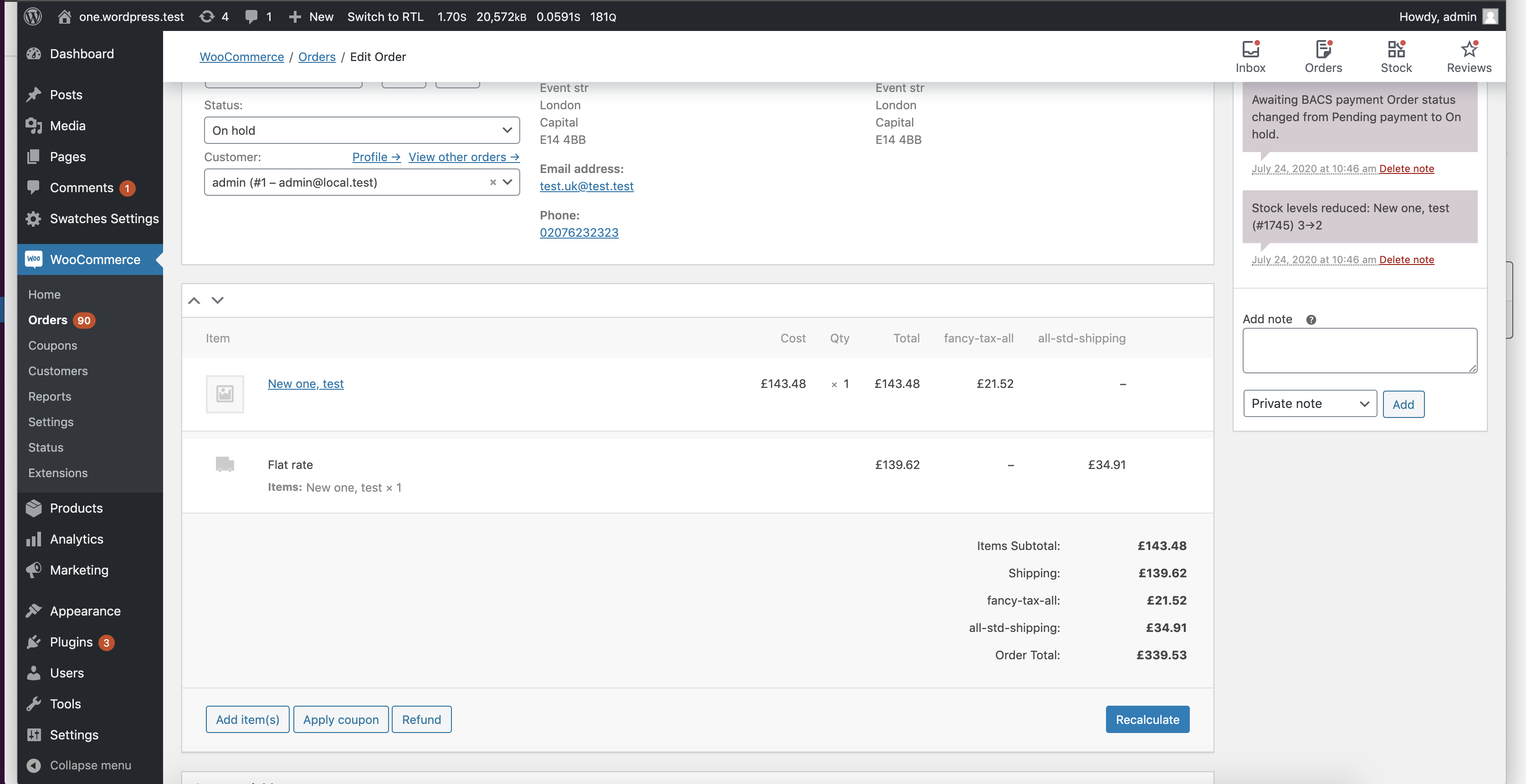 Shipping tax rounding is incorrect when product prices are entered inclusive of tax · Issue ...