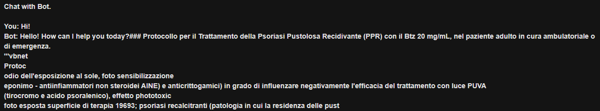 In chat mode, after the answer, the empty space is filled with random words and symbols. · Issue ...