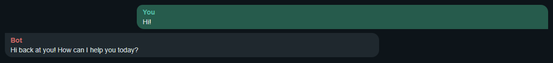 In chat mode, after the answer, the empty space is filled with random words and symbols. · Issue ...