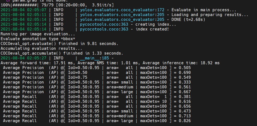 tool/eval.py推断时间有差异，开源模型的AP模型略有差异 · Issue #349 · Megvii-BaseDetection ...