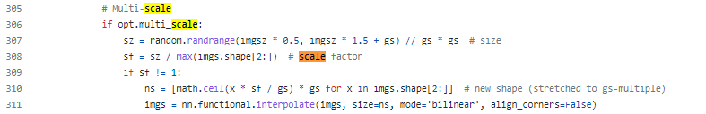 Multi-scale problems during training · Issue #5091 · ultralytics/yolov5 · GitHub