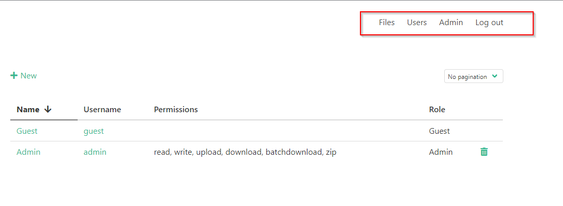 easy way to remove top buttons · Issue #357 · filegator/filegator · GitHub