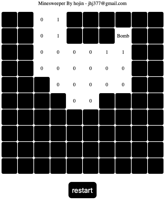 GitHub - hojin-kr/minesweeper: Minesweeper
