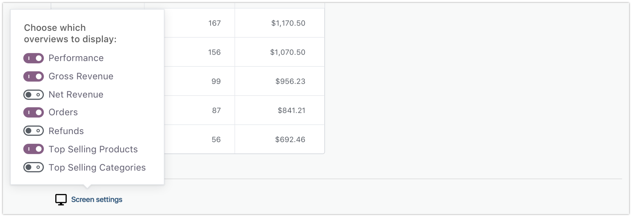 Component: Dashboard Settings · Issue #114 · woocommerce/woocommerce-admin · GitHub