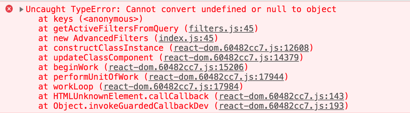 Analytics: Exception in Categories Report when Using Advanced Filters · Issue #1157 ...