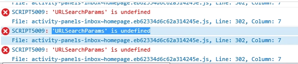 Inbox Usage Of Urlsearchparams Breaks In Ie11 · Issue 4497 · Woocommerce Woocommerce Admin