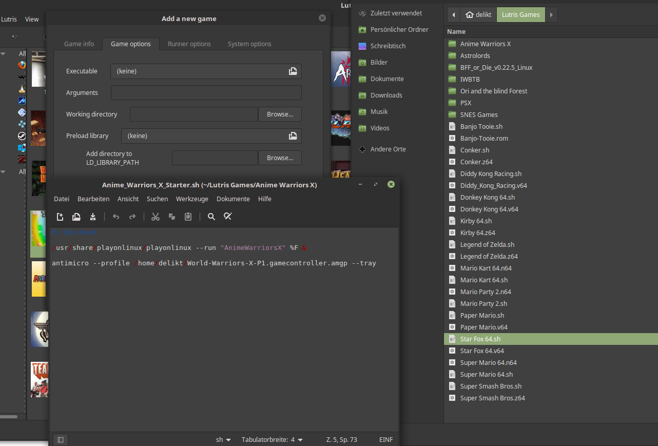 preconfigured Profil dont load with Shell Script · Issue #166 · AntiMicro/antimicro · GitHub