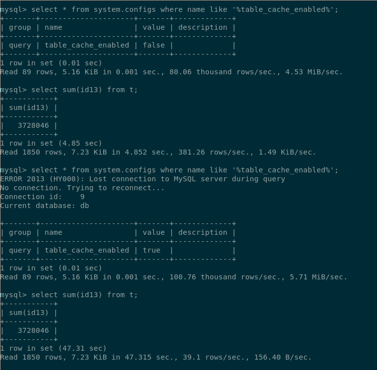 bug: `SELECT/OPTIMIZE` command would be very slow after import many small files through `COPY ...