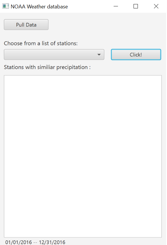 GitHub - csumano/NOAAdatabase: A program that pulls NOAA's weather API ...