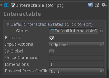 Interactable not receiving input from Grip Press or Menu Button on an MR Controller · Issue ...