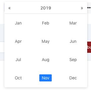 Monthpicker:The year cannot be switched in the function of month ...