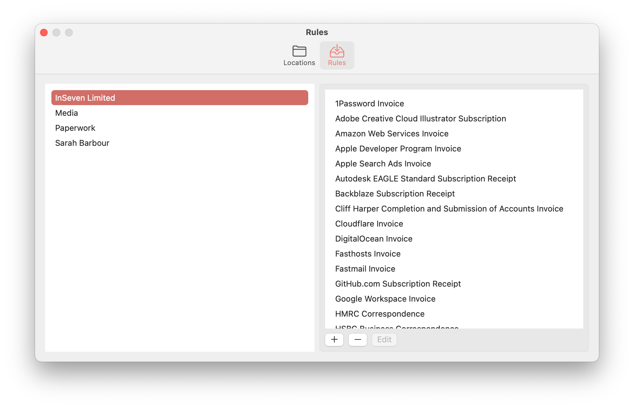 It's hard to select multiple rules in the Rules settings tab · Issue #139 · inseven/fileaway ...