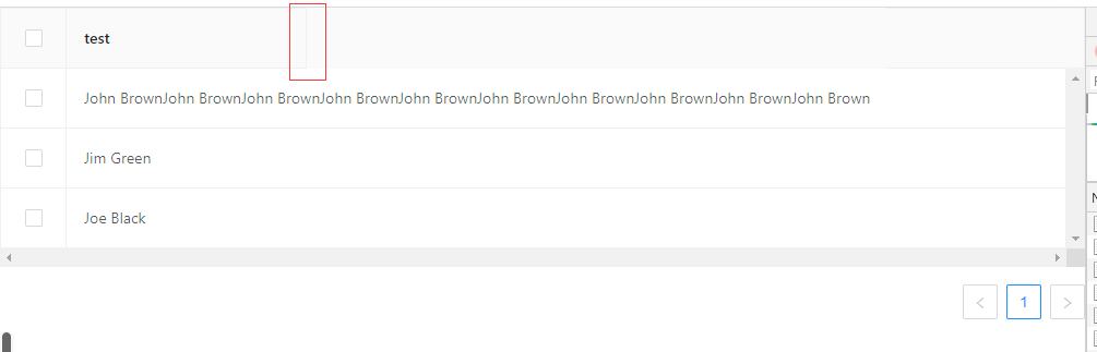 表格头部 开启 fixed: "left", 再开启 ellipsis: true,并且同时使用:rowSelection="{ fixed: true }" 没有自动省略，而是自动撑开 ...