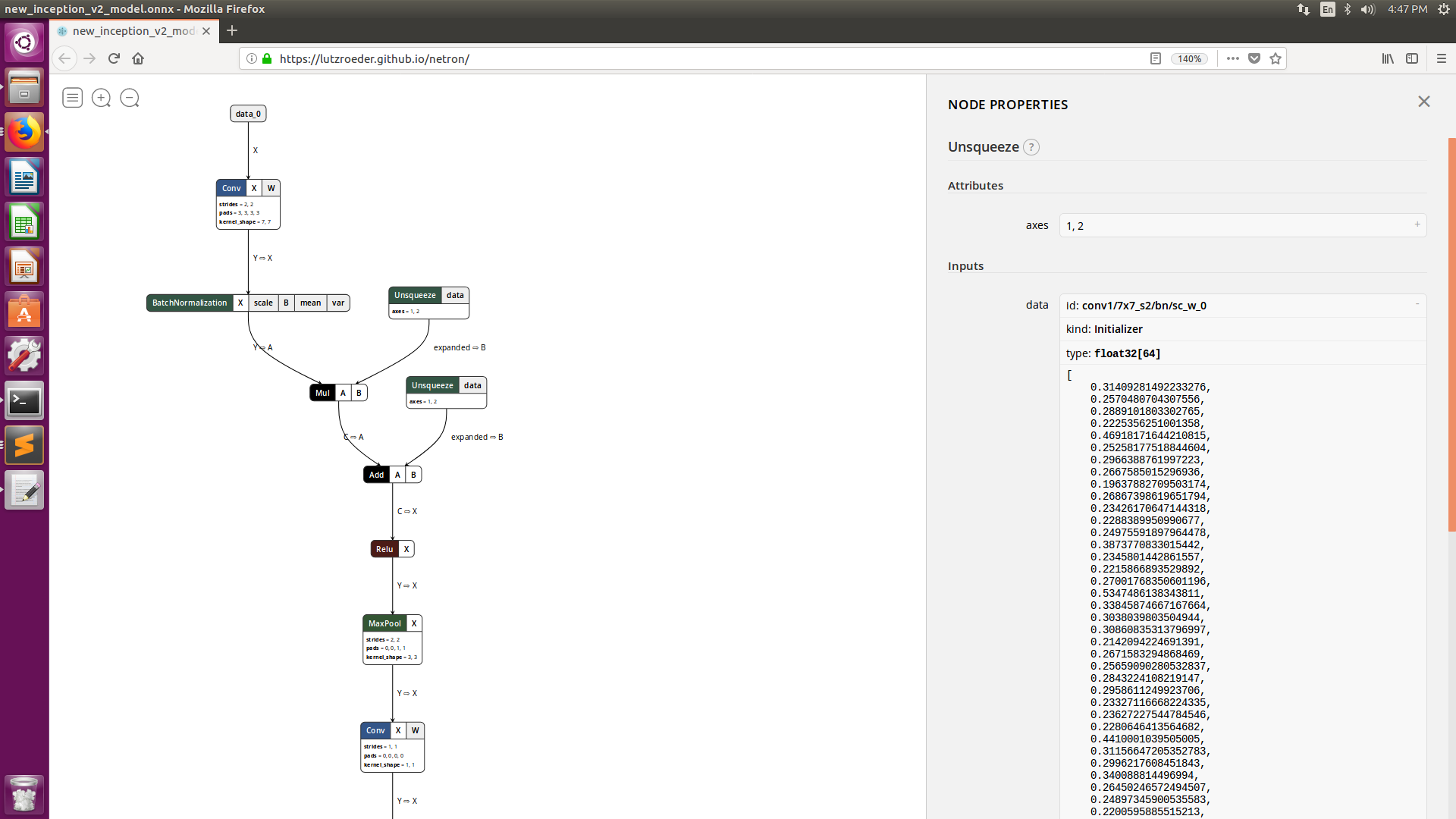 Source of input data to Unsqueeze in Inception_v2 and DenseNet121 Opset 8 unclear · Issue #1387 ...