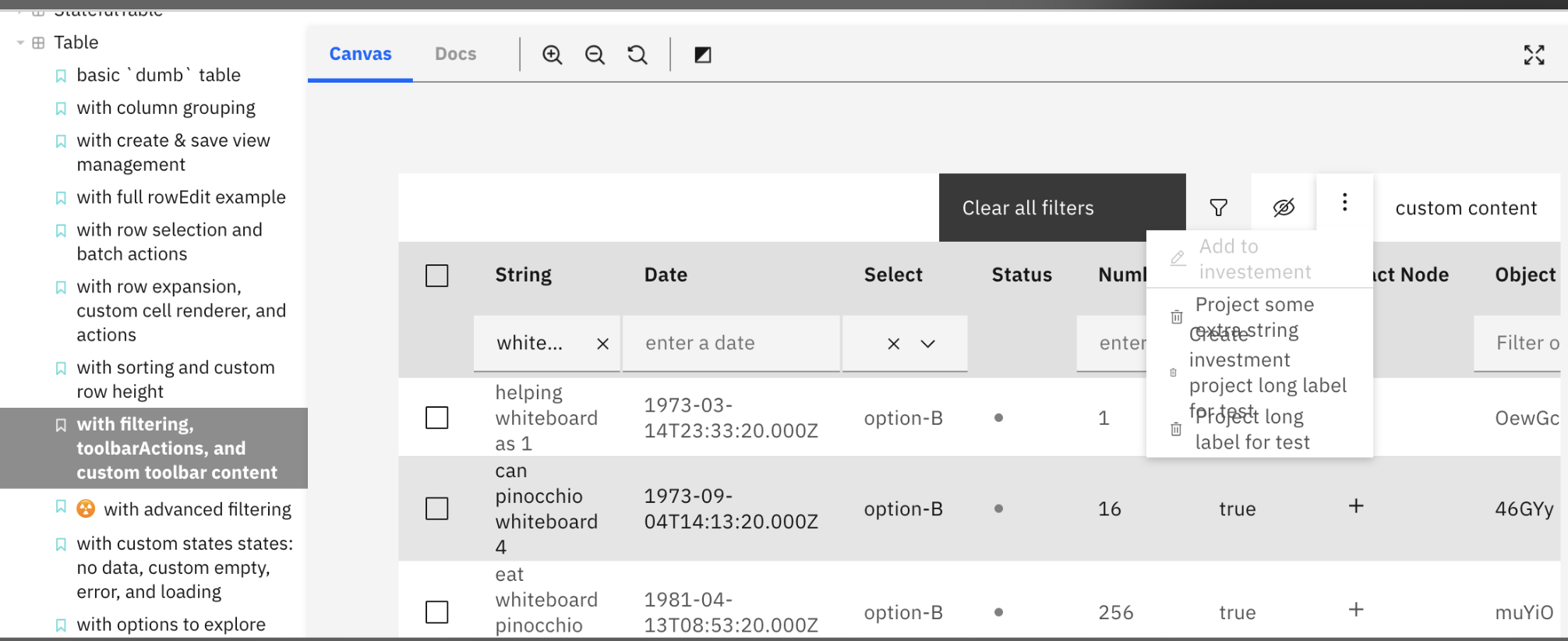 [Table] Toolbar action's overflow menu shows items wrapped. · Issue #3198 · carbon-design-system ...