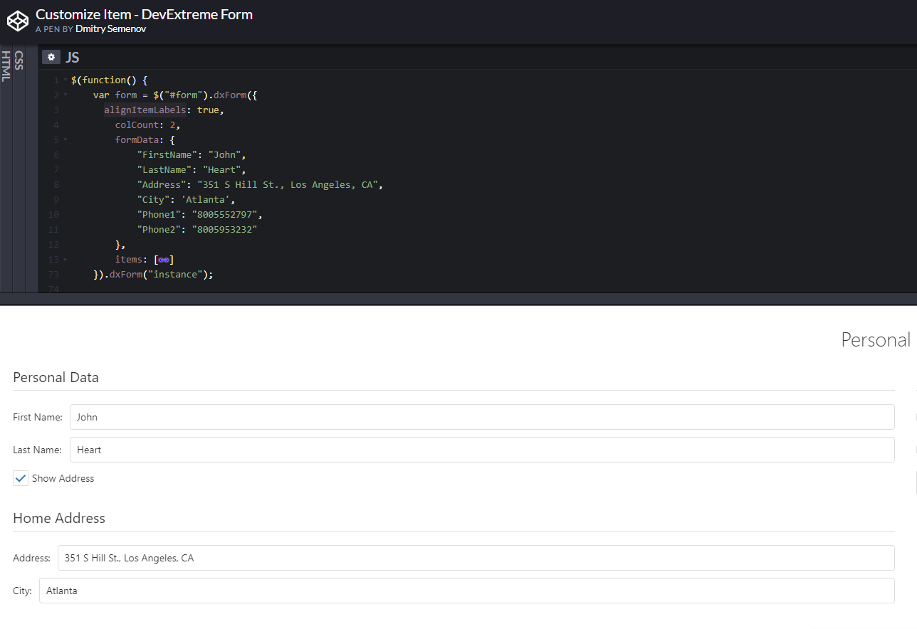 Form - Dynamic Updates without Full Re-rendering · Issue #7295 ...
