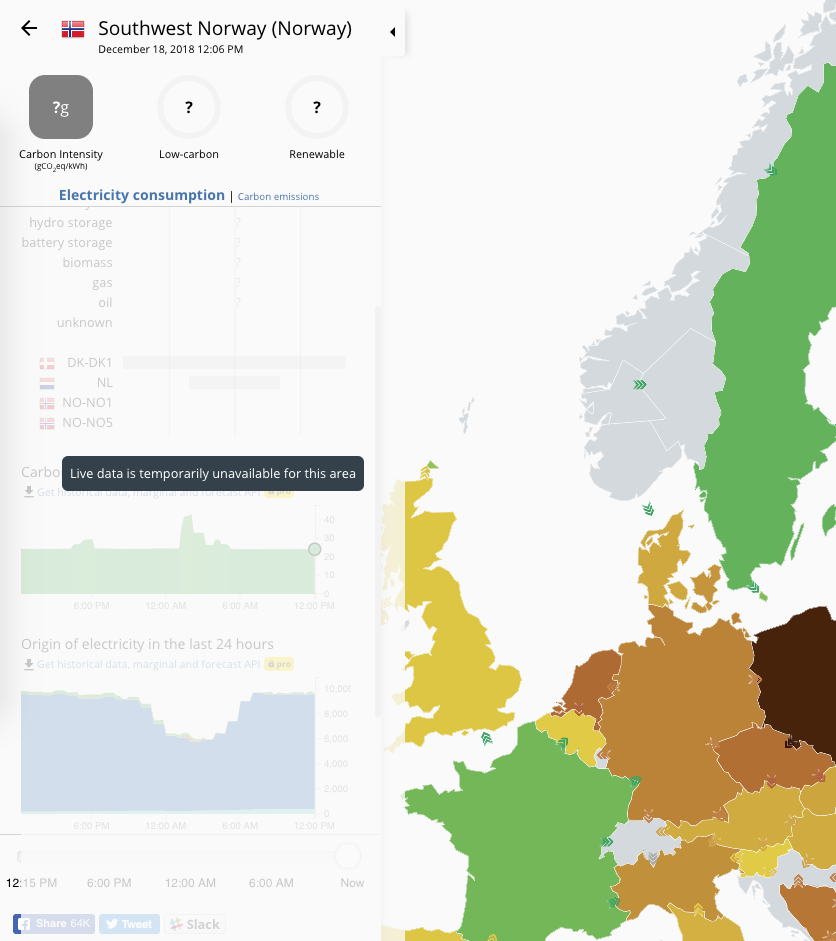 NO zones are most often "grey" on live electricityMap · Issue #1714 ...