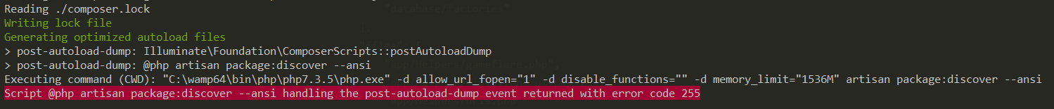 Update to laravel 6.0 · Issue #70 · nunomaduro/collision · GitHub