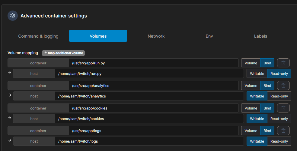Can't deploy docker container · Issue #195 · rdavydov/Twitch-Channel-Points-Miner-v2 · GitHub