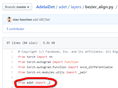 Where is adet._C? · Issue #105 · aim-uofa/AdelaiDet · GitHub