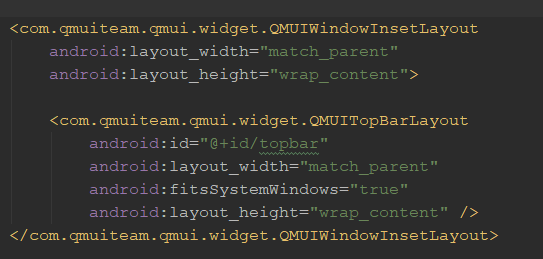 QMUITopBarLayout在style中设置qmui_topbar_height高度后沉浸式状态栏会有问题 · Issue #424 · Tencent/QMUI_Android ...