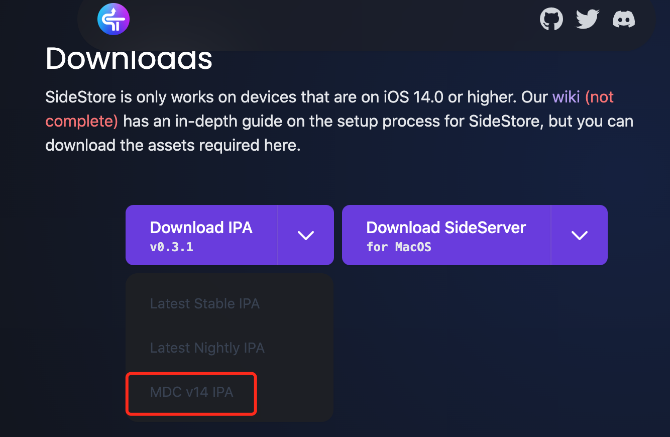 [BUG] The MDC version on the official website, click to download or the old and unavailable ...